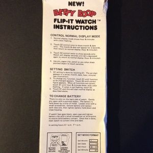 Accessories | Betty Boop Flip It Watch Gift Set | Poshmark